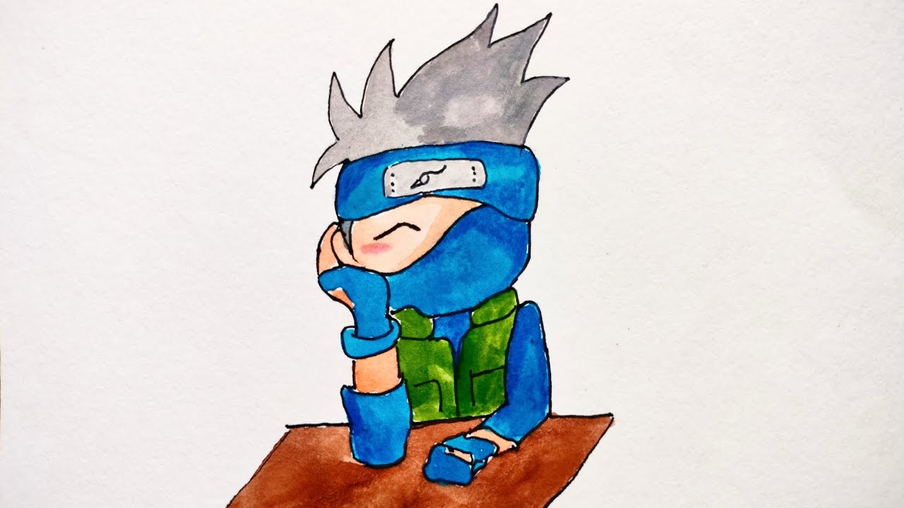 How to draw Kakashi Hatake || How to draw anime step by step | Easy ...