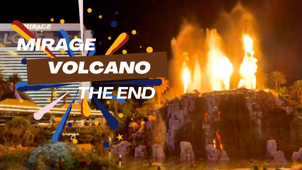 Las Vegas LIVE | The Last Mirage Volcano Show - YouTube