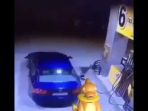 buizel at the gas station