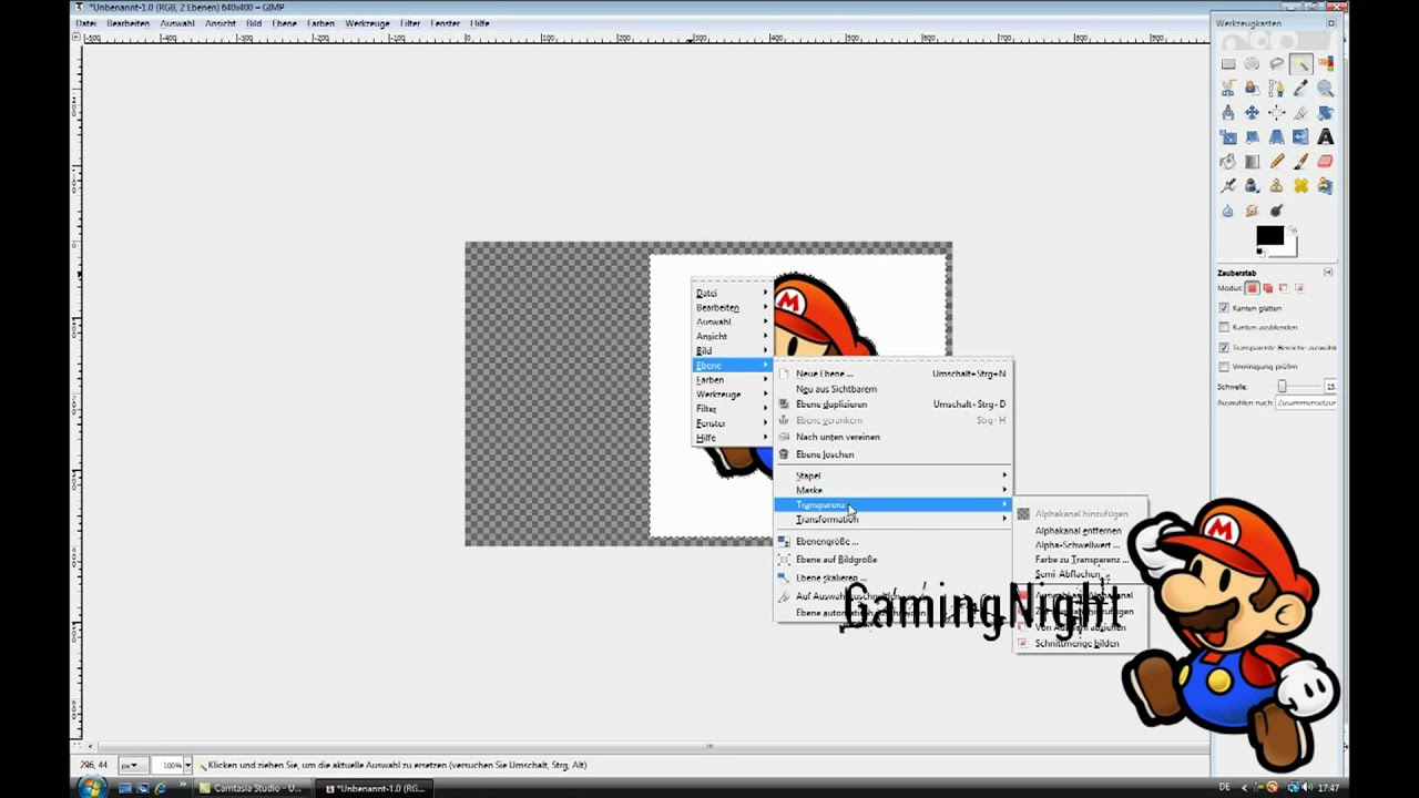 Tutorial: Erstellen und Einfügen eines Logos (für ein Video) - YouTube