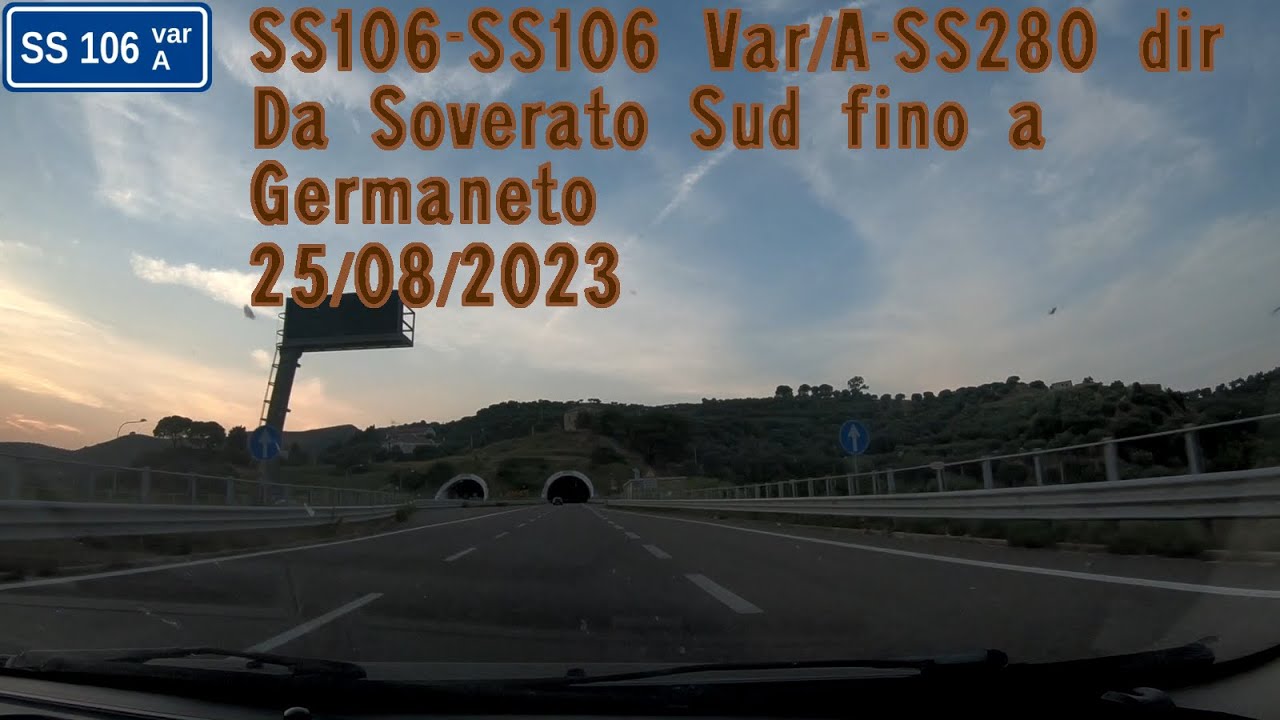 SS106-SS106 Var/A-SS280 dir - Da Soverato Sud a Germaneto (innesto ...