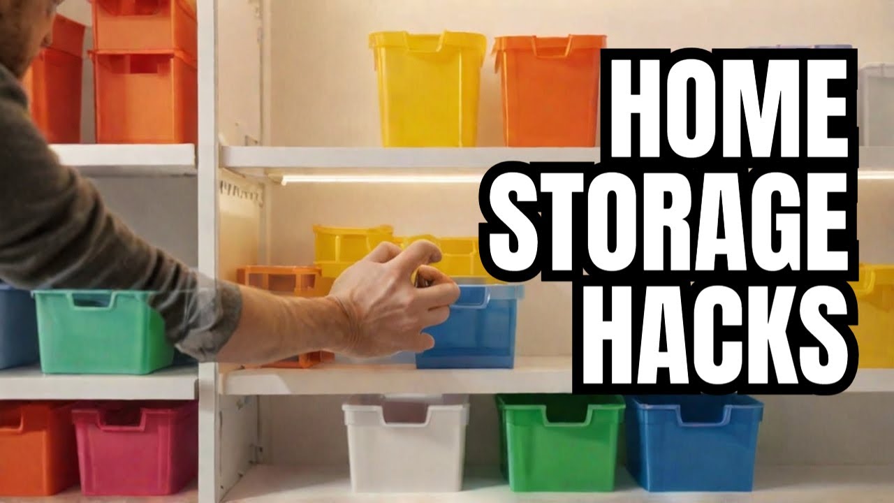 Transform Plastic Boxes into a DIY Storage Shelf! 2024 #diy # ...