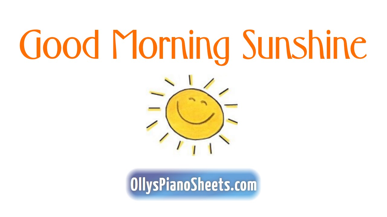 Jazz Ballad for Piano - Good Morning Sunshine - Intermediate Level ...