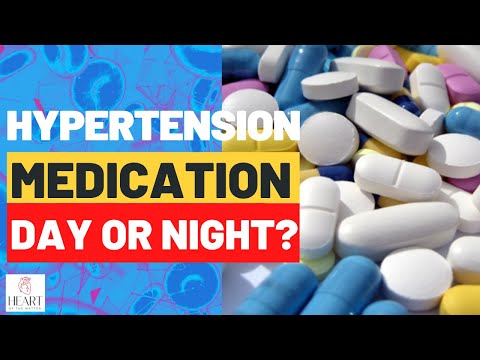 Is it best to take my blood pressure medication during day or in the night?
