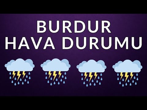 Burdur Haftalık Hava Durumu