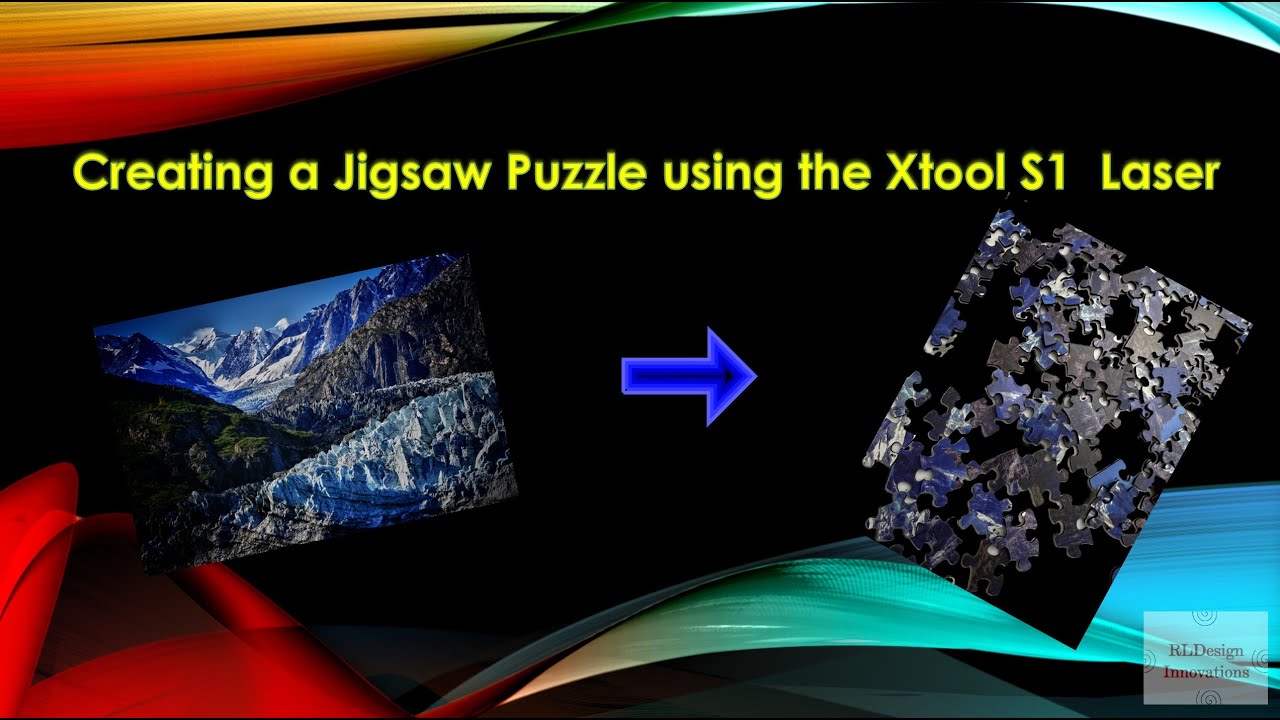 Create a Jigsaw Puzzle W/ your own picture and Xtool S1 Laser - YouTube