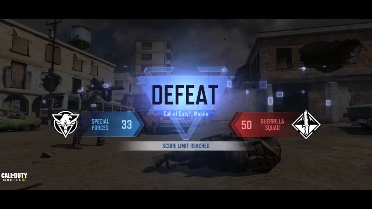 Call of duty mobile | Frontline | Defeat - YouTube
