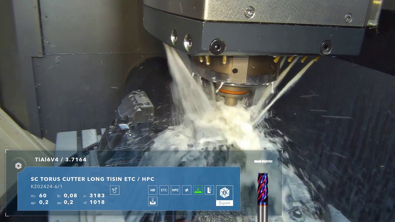 H&V EXPERT TITANIUM SC Torus Cutter - K202424-6/1 - Multipass Milling ...