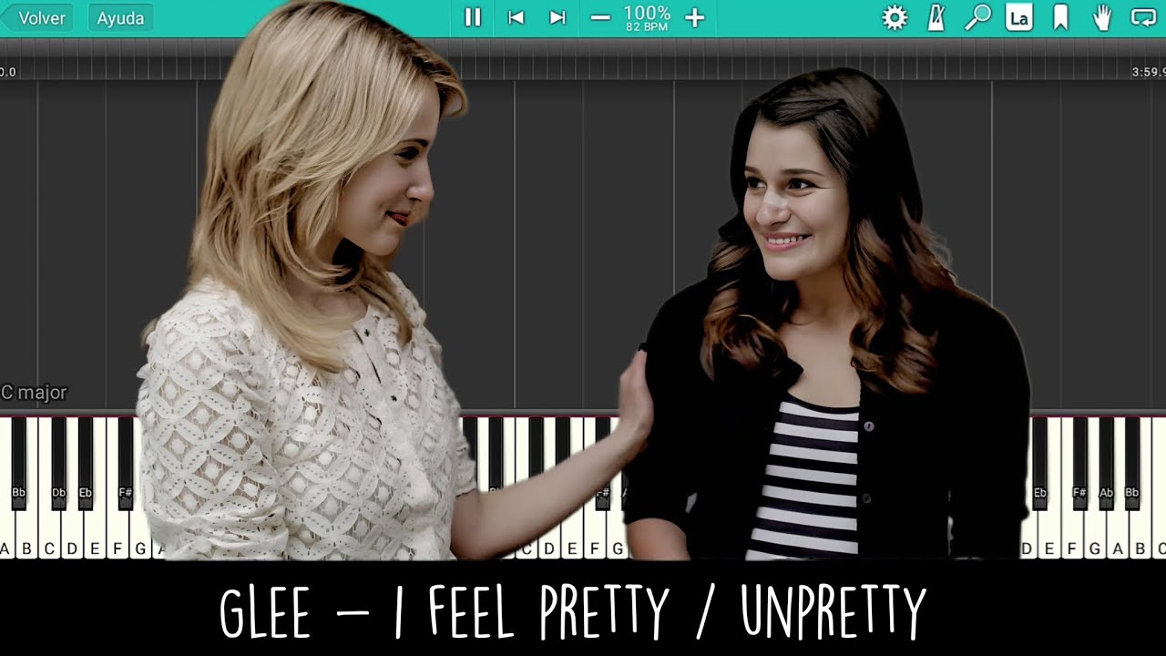 Glee - I Feel Pretty/Unpretty (Tempo 82, Tono D#) - Piano Tutorial ...