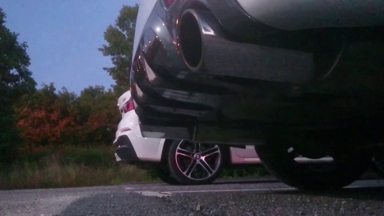 Saab 9 3 hirsch exhaust 2.8 v6 - YouTube