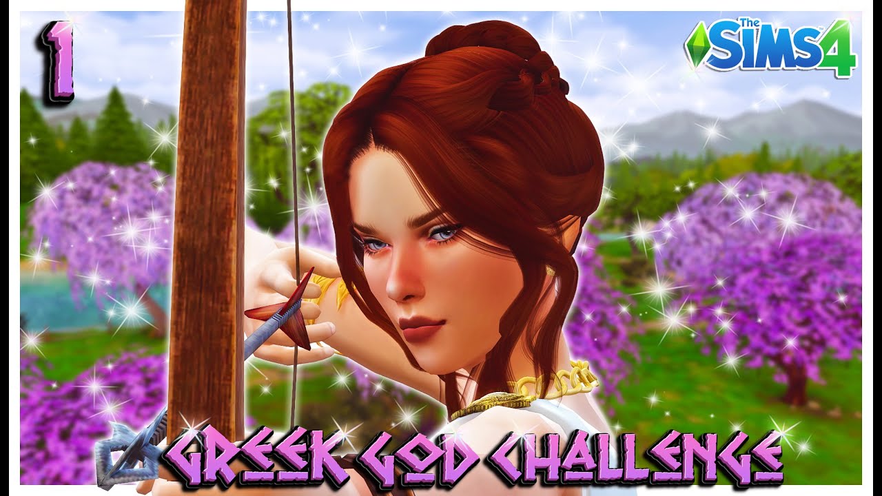 The Sims 4: The Greek God Challenge (Artemis)||Ep.1: Humble Beginnings ...
