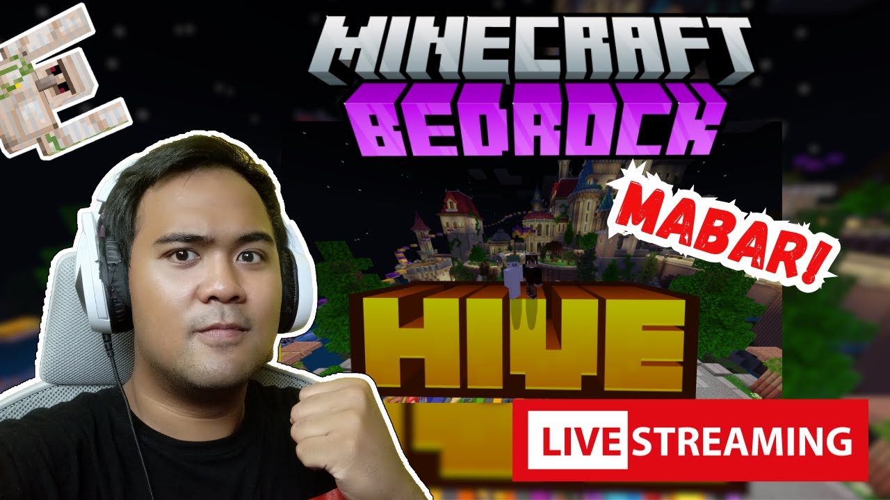 Live Minecraft Bedrock Server The Hive #15 - YouTube