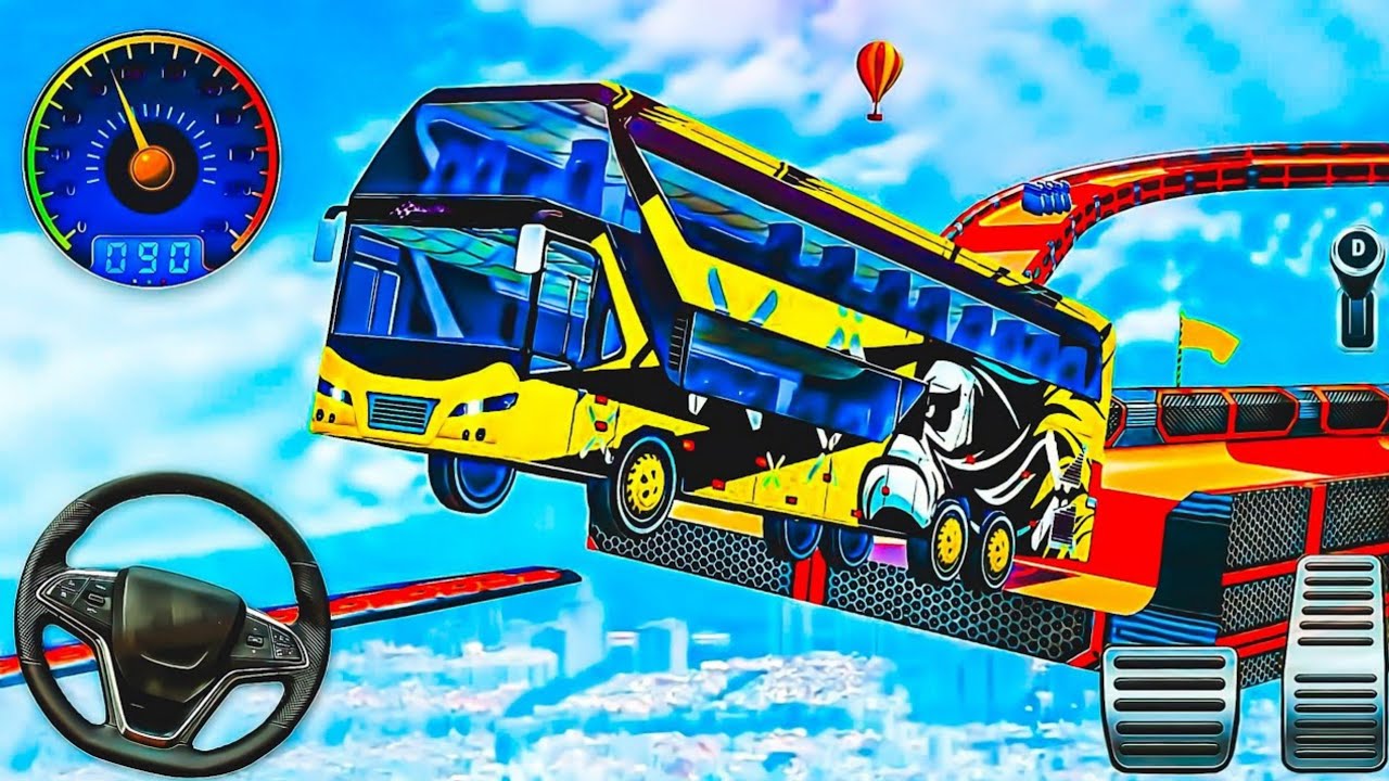 Spider-Man BUS driving Dummy CRASHING on CHALLENGE ! Super Heroes BuS ...