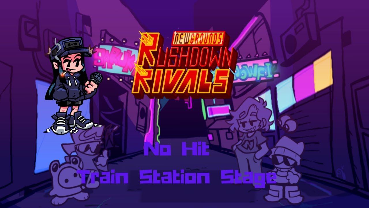 Newgrounds Rushdown Rivals - No Hit Train Station Stage with Cassette ...