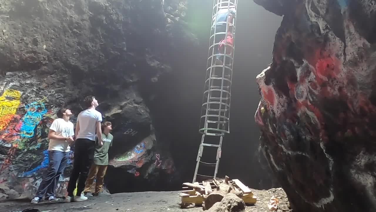 Kuna Caves impacted by visitors dumping trash, painting graffiti on the ...
