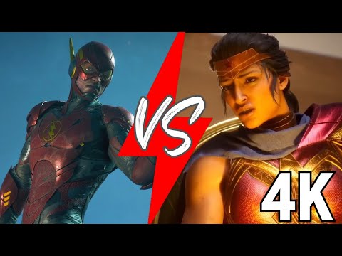 Flash VS Wonder Woman - 4K - Suicide Squad: Kill the Justice League #suicidesquad - YouTube