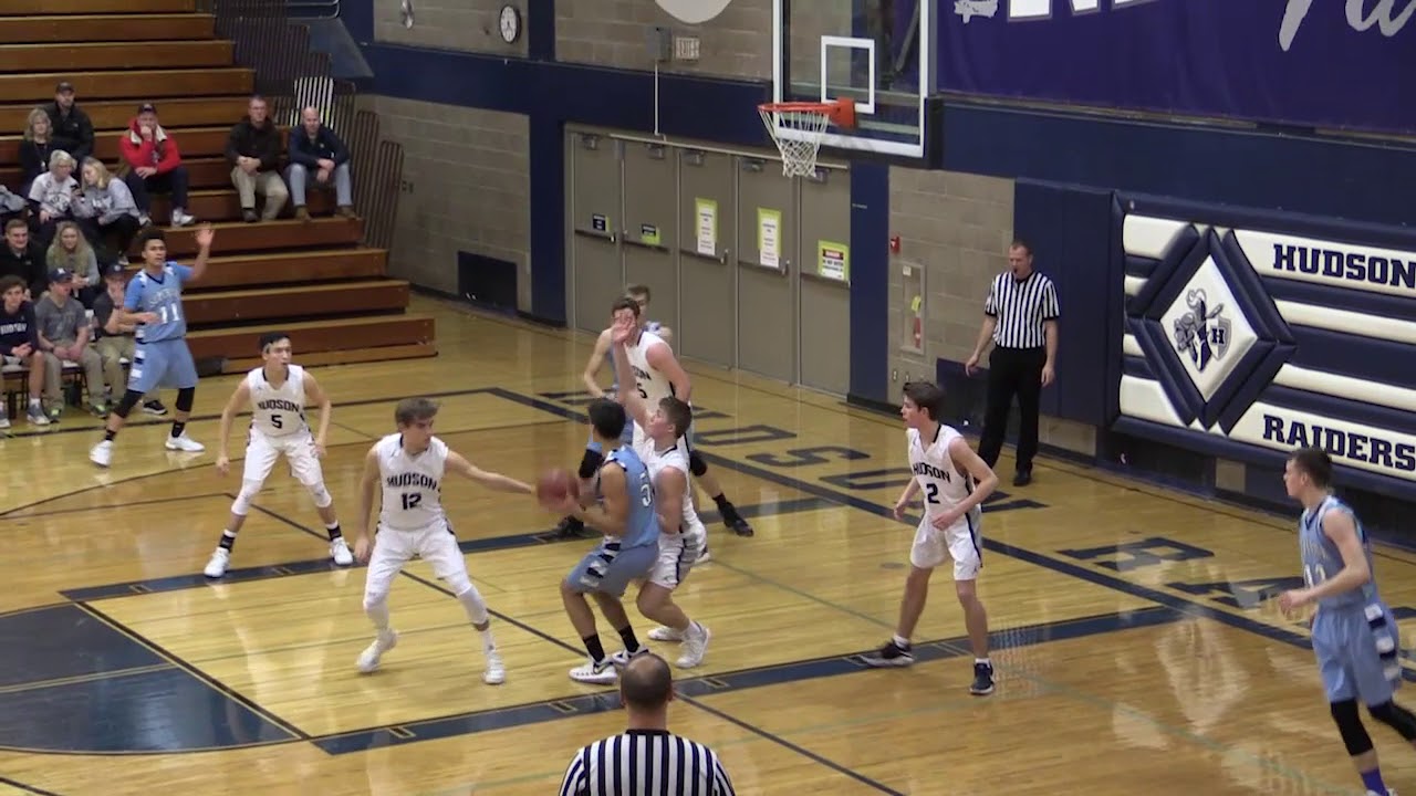 2017 2018 Hudson Raiders Boys Basketball vs Superior - YouTube