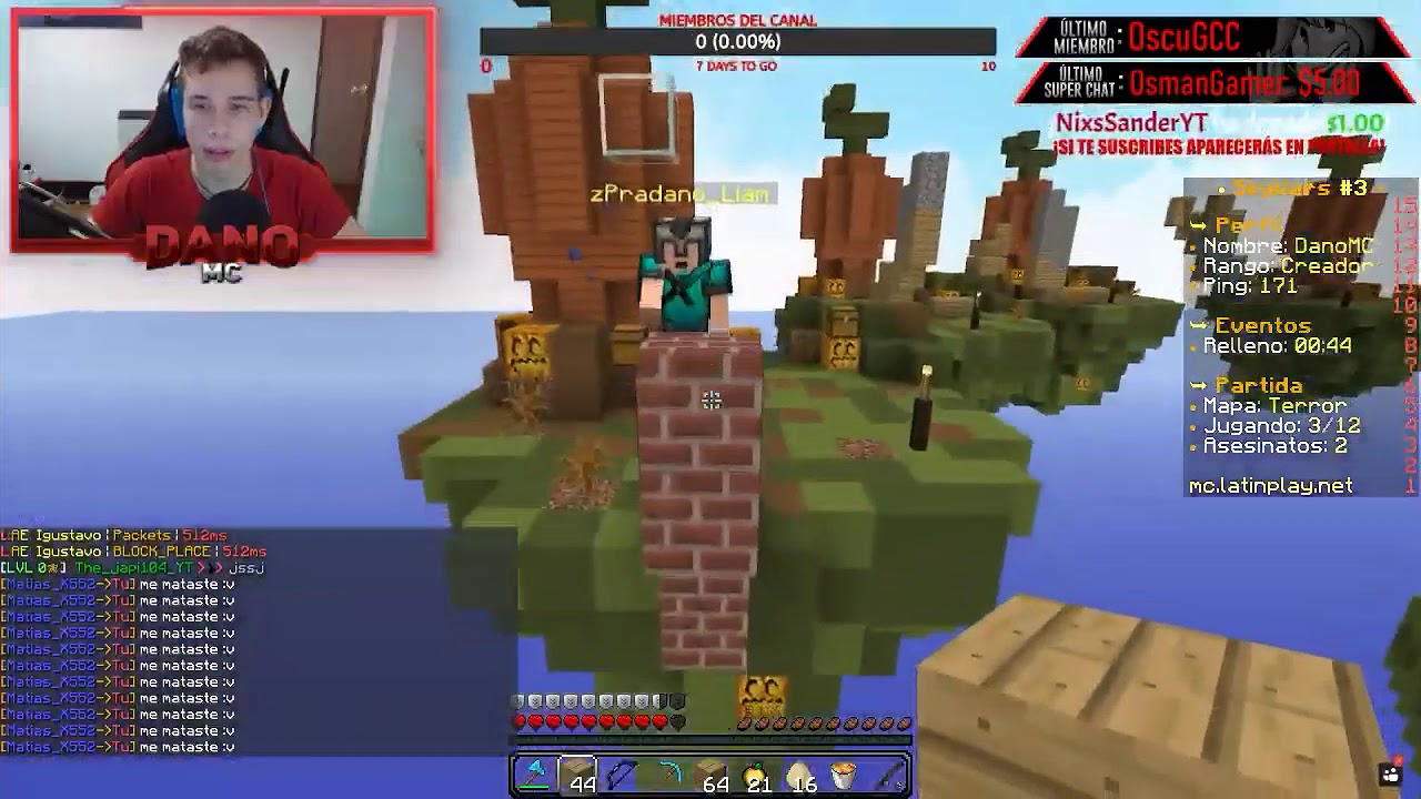 Mato a DanoMC en su directo !!! - YouTube