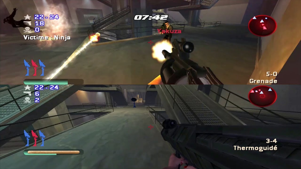 007 Nightfire - Satellites : Fort Knox - Écran partagé (Xbox 360) - YouTube