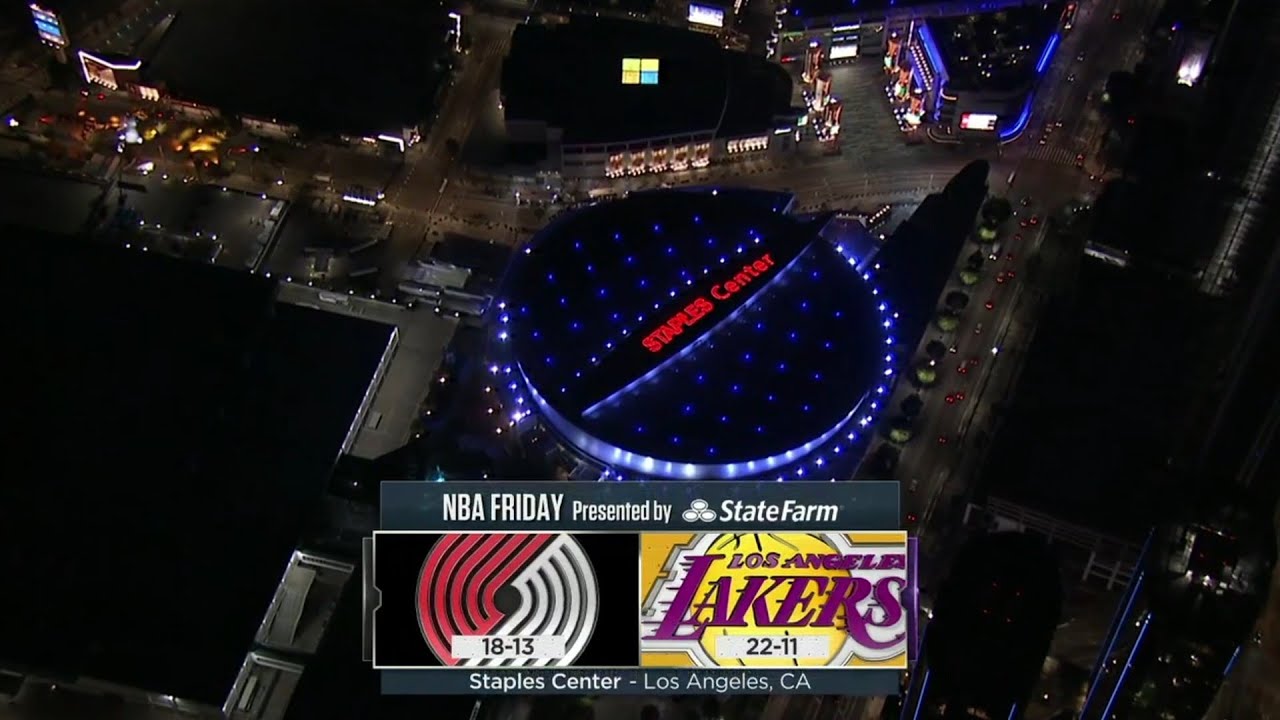 ESPN NBA intro | POR@LAL | 2/26/2021 - YouTube