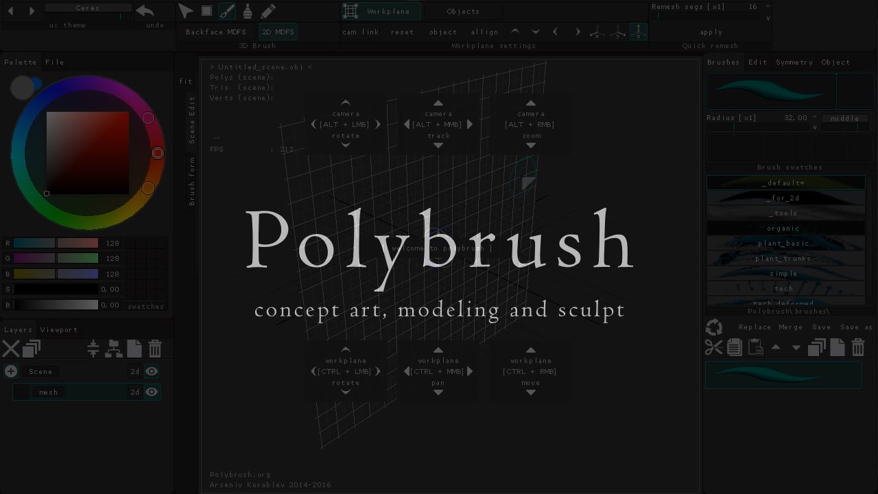Polybrush test trailer 03 - YouTube