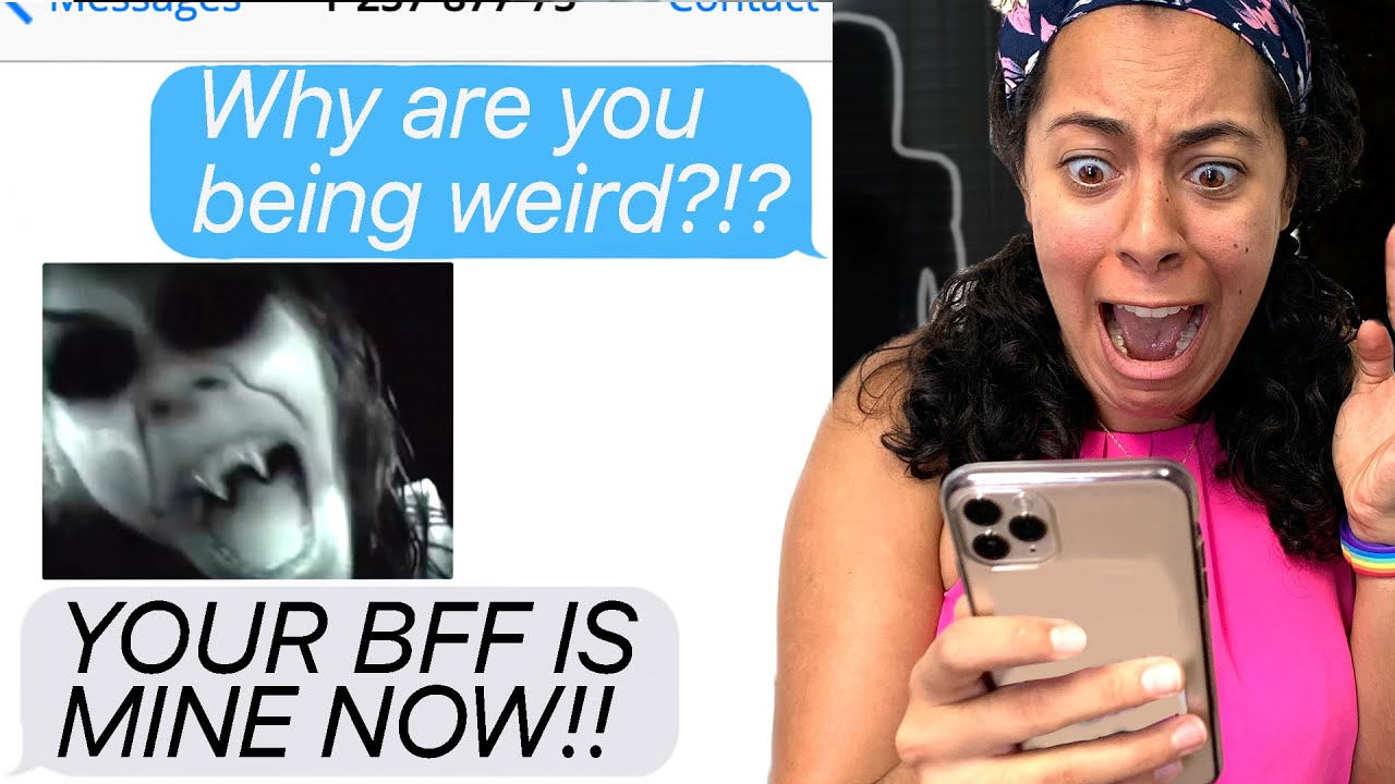 My Best Friend IS HAUNTED!!! *Creepy Texts From 3 AM!* (Scary Text ...