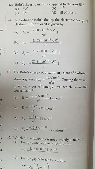 1 Minute Solving |Solve NEET Chemistry Problem in 1 min | Atomic ...