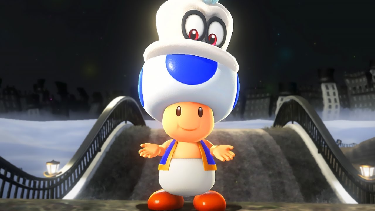 Playable Toad in Super Mario Odyssey - YouTube