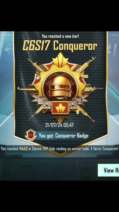 Bgmi Conqueror C6S17 - YouTube