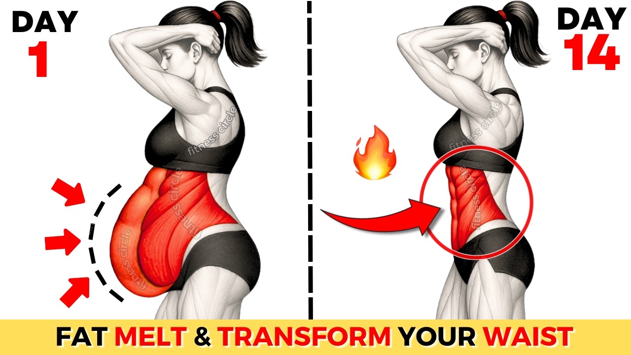 Over 50? 30-Min Standing Abs Only Workout to FAT MELT🔥: Lose Flabby ...