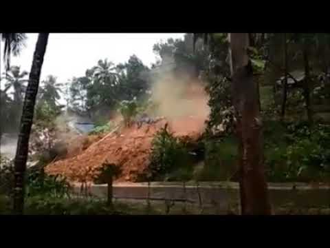 land sliding|House sliding in kerala