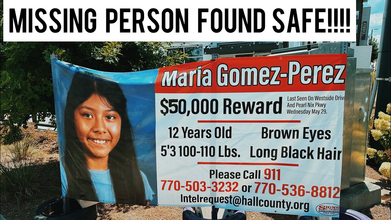Maria Gomez-Perez- UPDATE- Missing no More as she has been FOUND SAFE!!! This is Amazing News ...