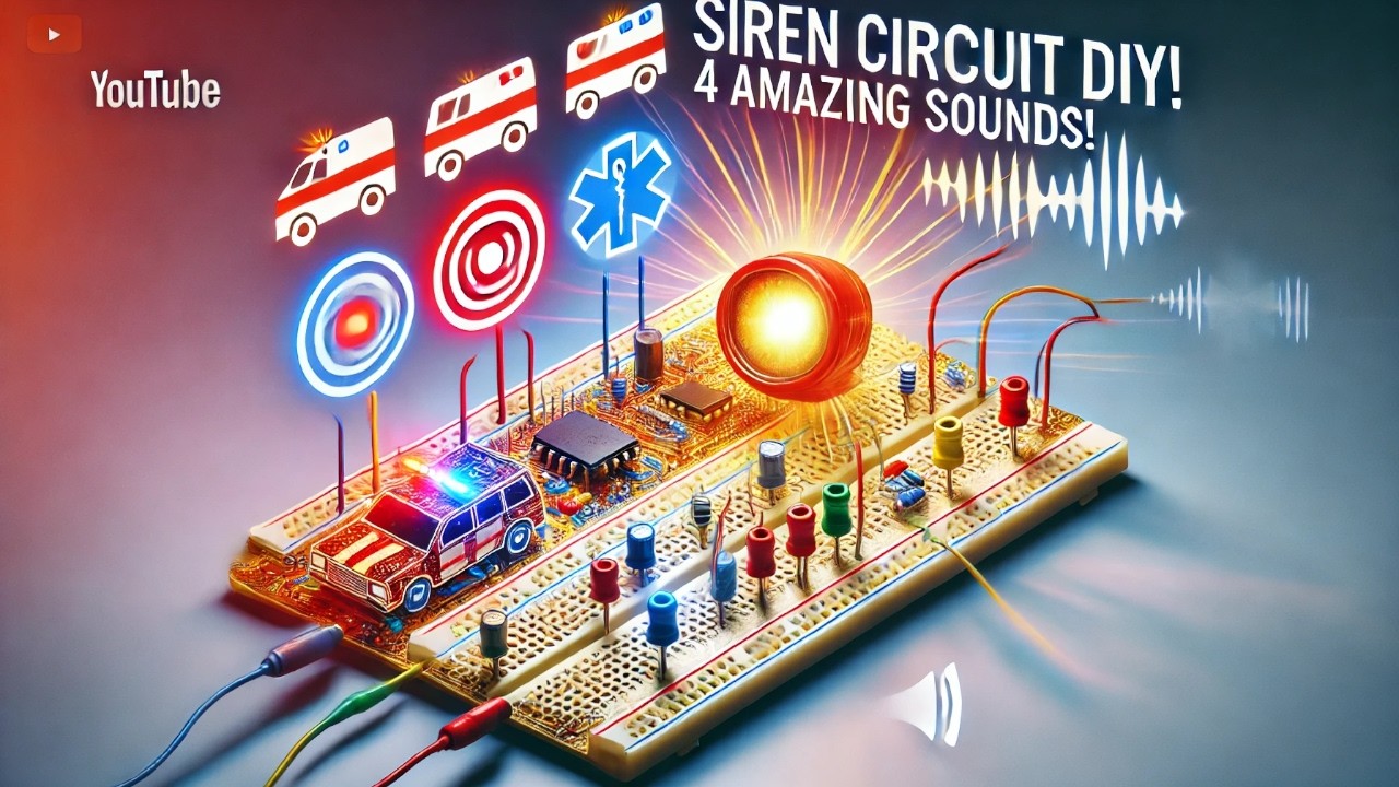 DIY Siren Generator: Police, Ambulance & More | Easy DIY Project ! - YouTube