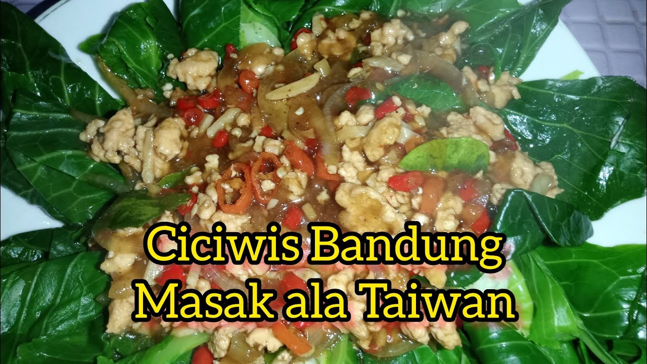 Memasak Ciciwis Siram ala Taiwan yang nikmat & mantap !! - YouTube