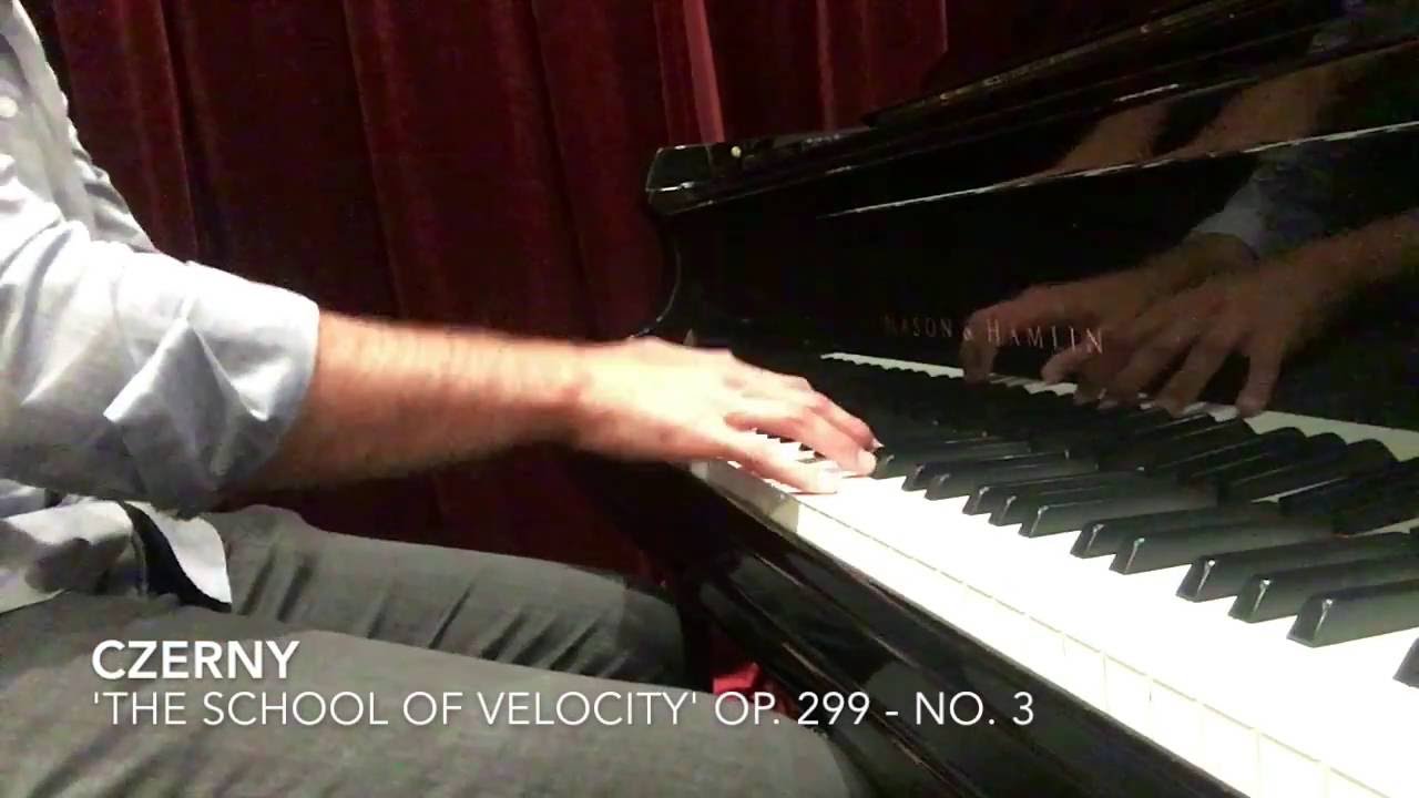 Czerny: 'The School of Velocity' Op. 299 No. 3 - YouTube