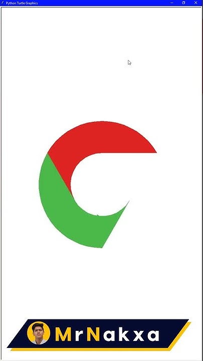 Draw Chrome Logo By Python Turtle Animation Mrnakxa Python Pythonprogramming Shorts Mrnakxa