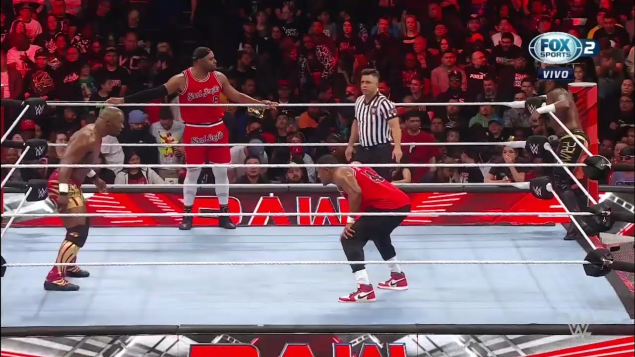 The Street Profits Vs Cedric Alexander & Shelton Benjamin - WWE Raw 24 ...