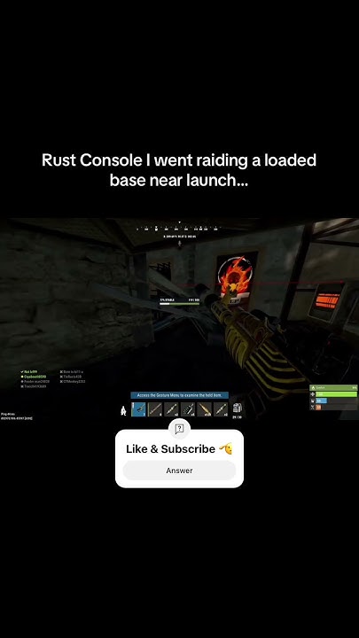 Rust Console I went to raid a loaded base near launch…#shorts #rust # ...