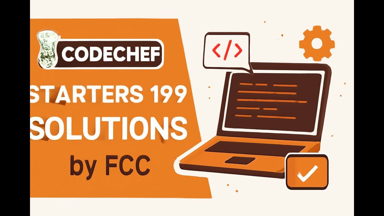 Codechef Solution Starter 199 || CodeChef Solutions🔥#codechef #coding # ...