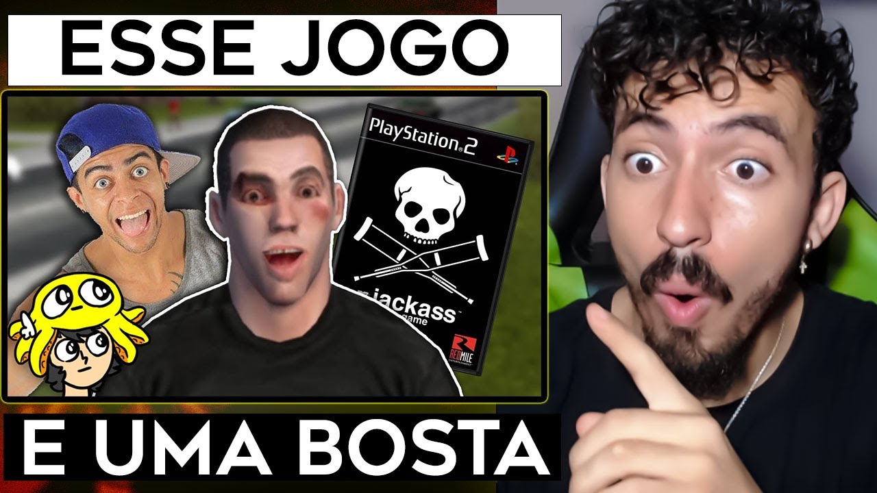 o jogo do jackass de ps2 é maravilhoso - SAIKO | Leozin React - YouTube
