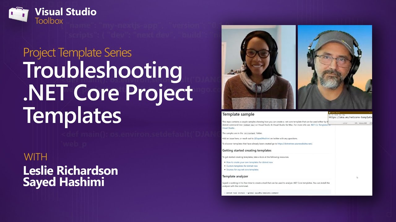 Troubleshooting .NET Core Project Templates - YouTube
