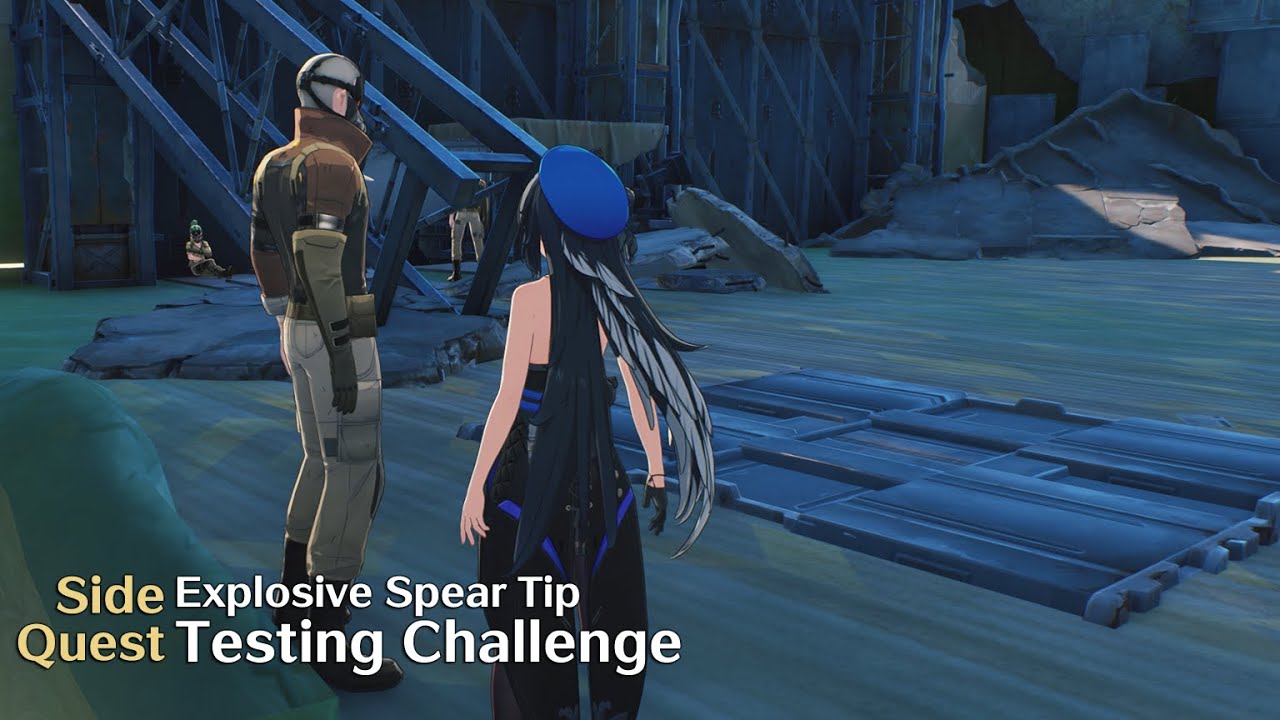 WuWa - Side Quest - Explosive Spear Tip Testing Challenge - YouTube