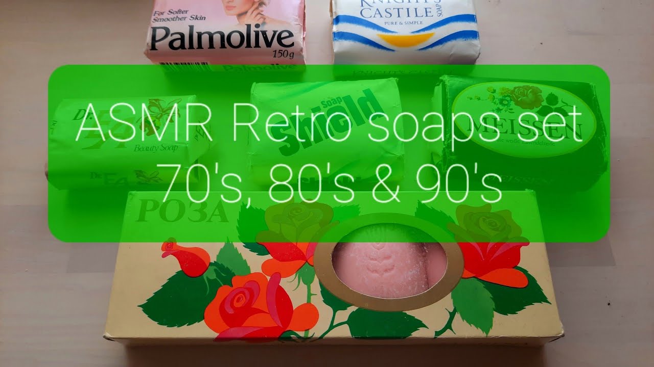 ASMR Soap cutting - Retro and Vintage soaps - Fast & Rough Cutting ...
