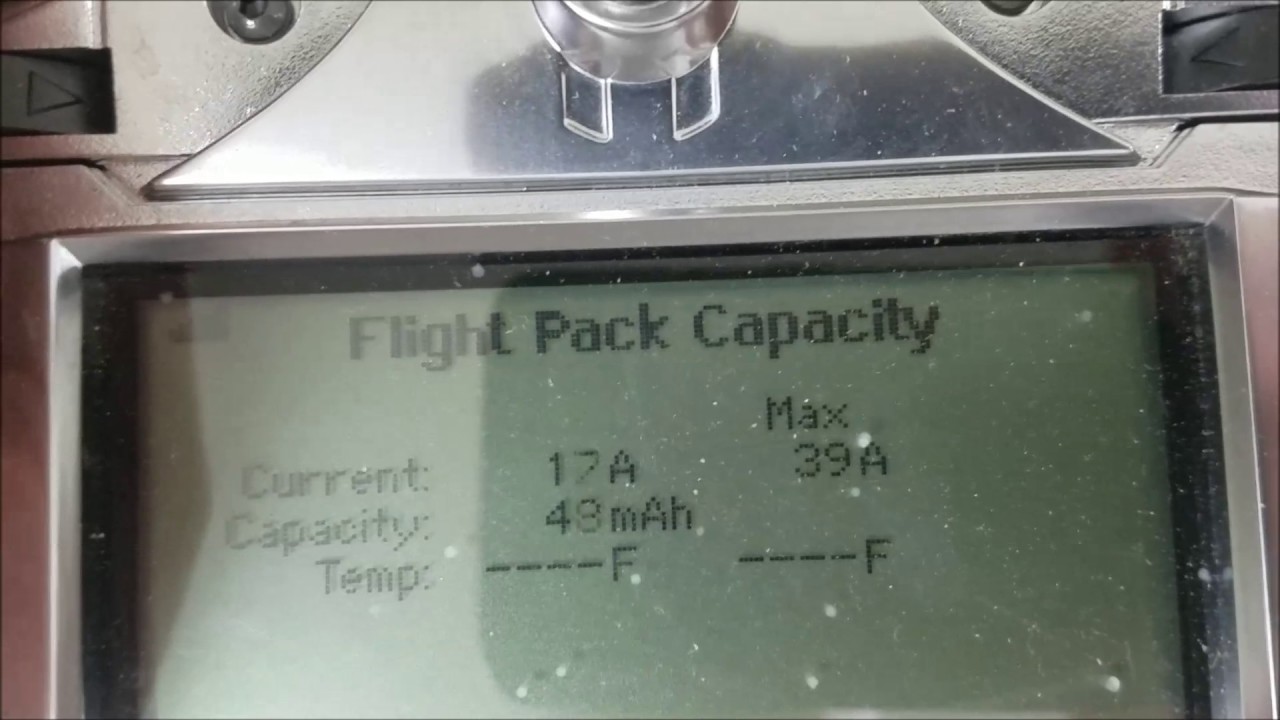 Spektrum telemetry flight pack sensor with ar6600 receiver - YouTube