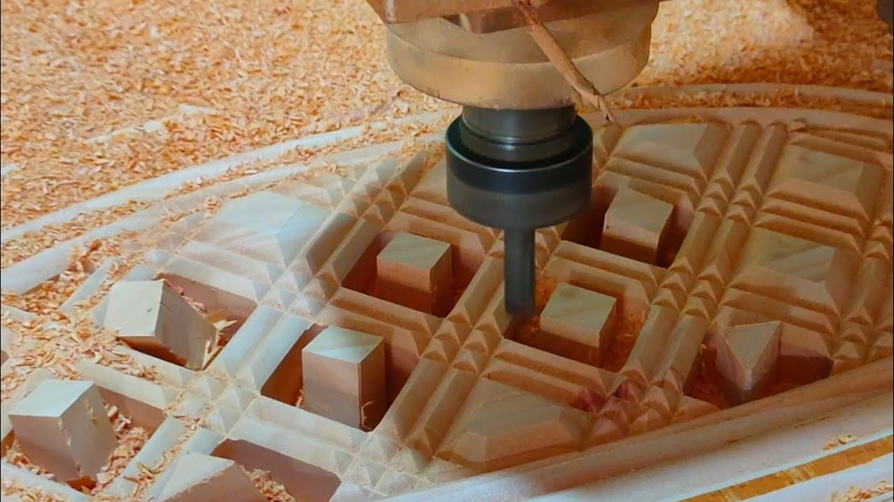 Beautiful Wooden Bed Design | Amazing Royal Bed Design by CNC Router ...