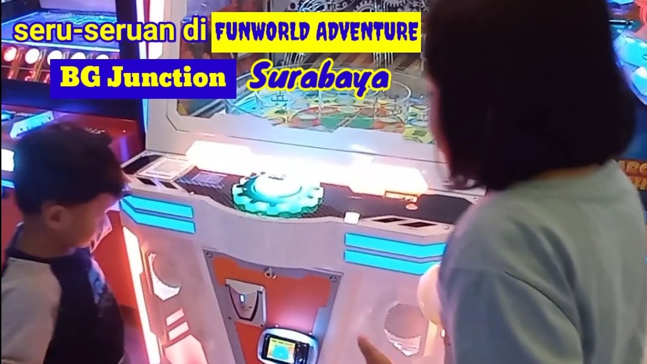 YUK SERU-SERUAN DI FUNWORLD ADVENTURE BG JUNCTION SURABAYA - YouTube