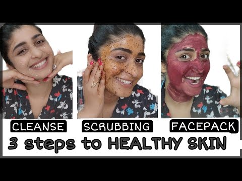 3 steps to Healthy & Glowing skin || Natural home remedy for skin care || Aditi Prabhudeva