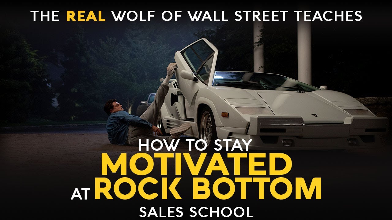 How to Stay Motivated at Rock Bottom | Free Sales Training Program ...