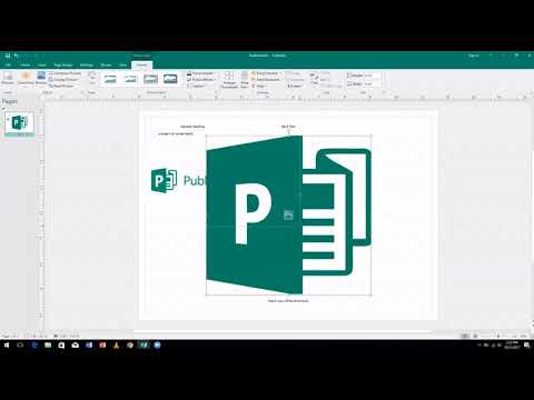 Creating brochure from scratch using MS Publisher - YouTube