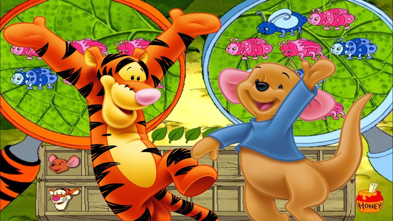 Ready For Math With Pooh (1997) Bug Search With Tigger & Roo, Level 2 ...